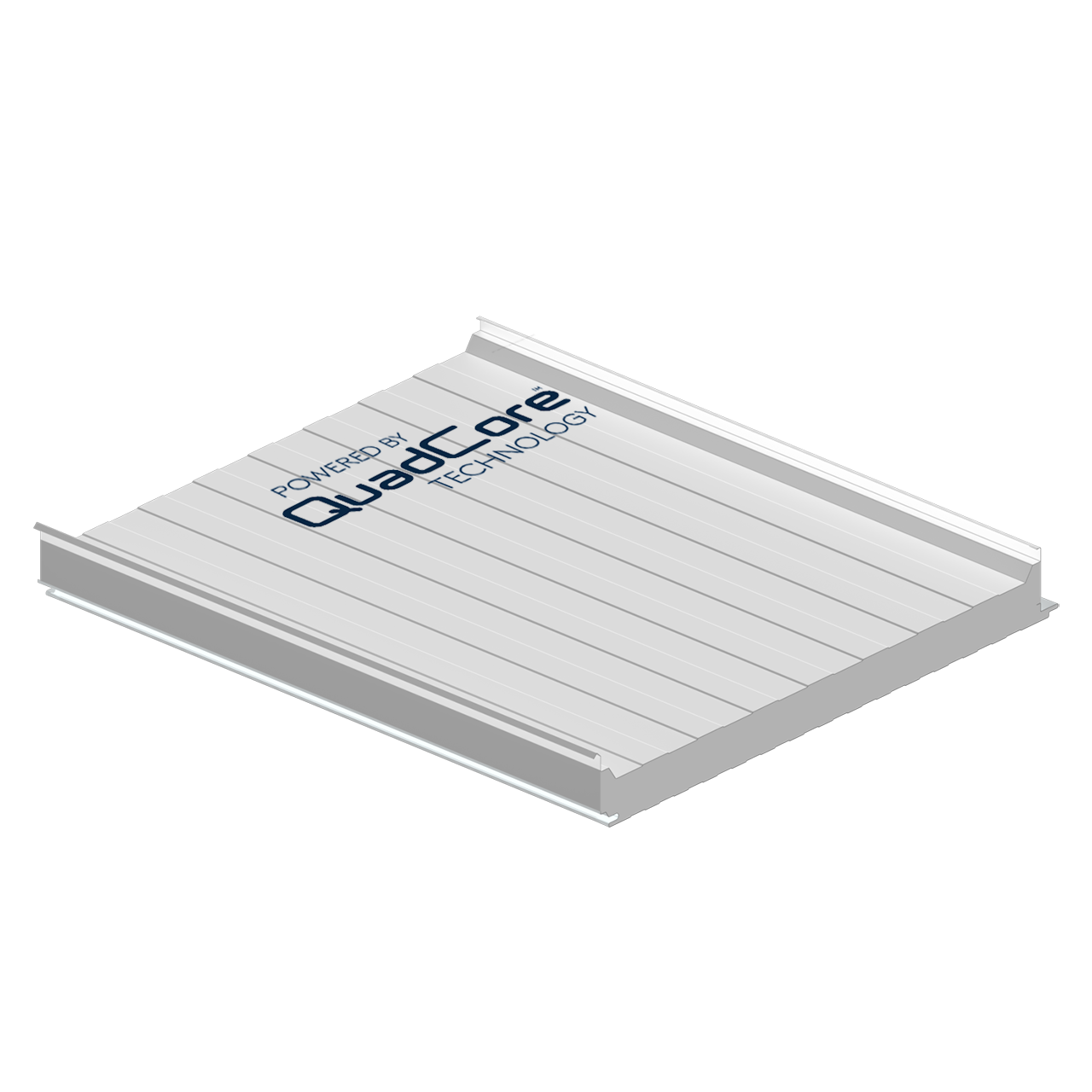 QuadCore KingSeam Roof Panels with Strong Rib Profile